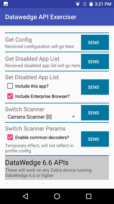 Datawedge Api 练习程序 Zebra Technologies Techdocs