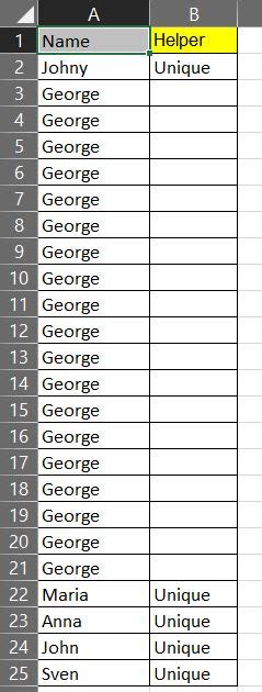 Excel Formula If Countif Unique Value 1st Duplicate Stack Overflow