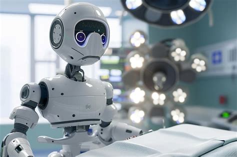 Premium Photo Automated Medical Devices Assisting In Surgeries In A