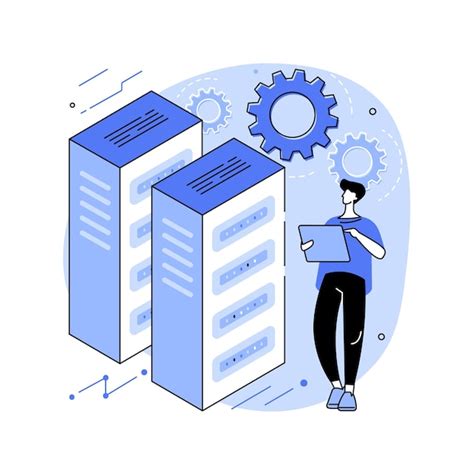 Premium Vector System Administration Abstract Concept Vector Illustration