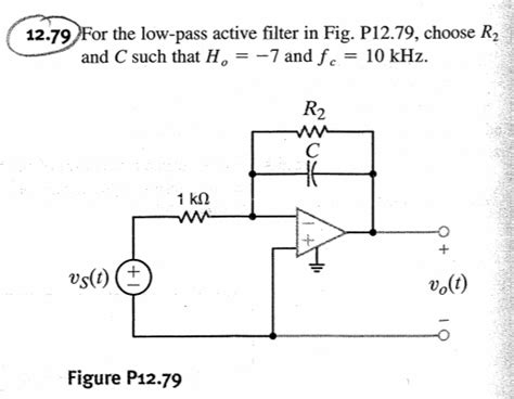 Solved 12 52 Given The Network In Fig P12 52 Sketch The