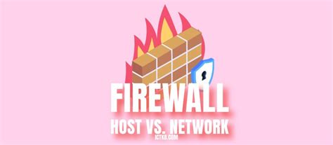 Firewall Types Network Based Vs Host Based 🌐 Dgpgv Sc