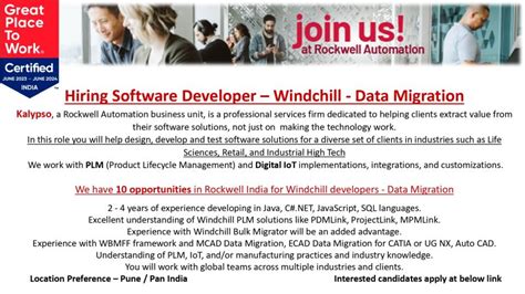 Ragavendiran S On Linkedin Plm Windchill Developer Wbm Datamigration Rockwellautomation