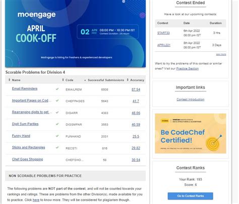 Anurag Gupta On Linkedin Codechef