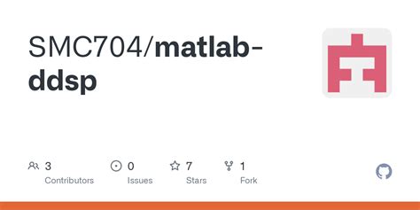 GitHub SMC704 Matlab Ddsp