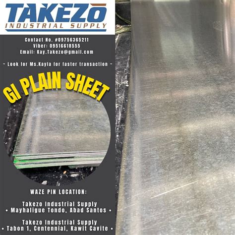 Gi Plain Sheet Commercial And Industrial Construction And Building