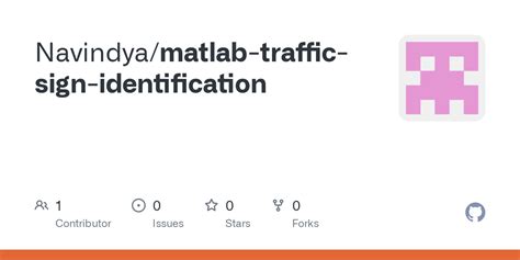GitHub Navindya Matlab Traffic Sign Identification