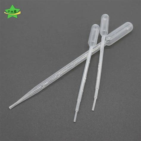 带刻度滴管 1ml 5ml化学小实验分装使用工具 一次性透明塑料滴管 塑料板材 模型材料 千水星 DIY
