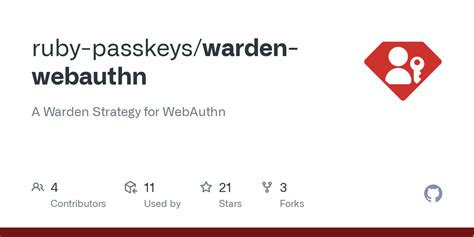 Warden Webauthnreadmemd At Main · Ruby Passkeyswarden Webauthn · Github