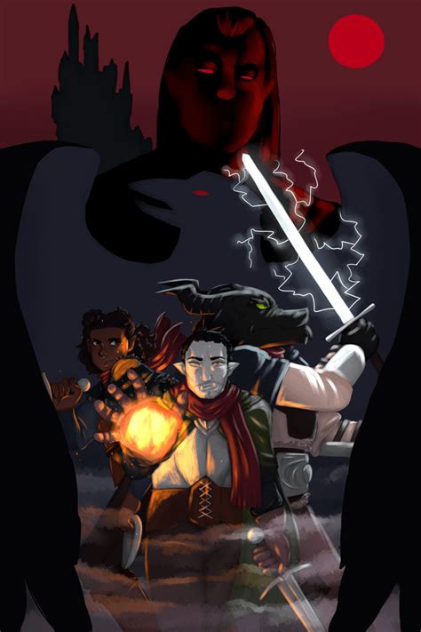 [art] Curse Of Strahd Poster I Made For The Campaign I Used To Play In