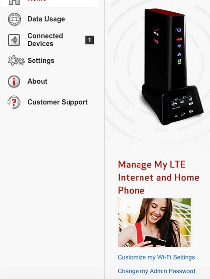 Verizon LTE Internet And Home Phone Access Control