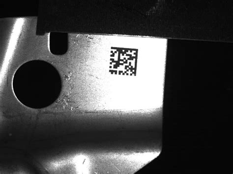 Reading Of Lasered Datamatrix Codes On Sheet Metal Parts Sensopart
