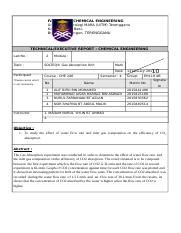 Lab Report Gas Absorption Separation Docx FACULTY OF CHEMICAL ENGINEERING Universiti Teknologi