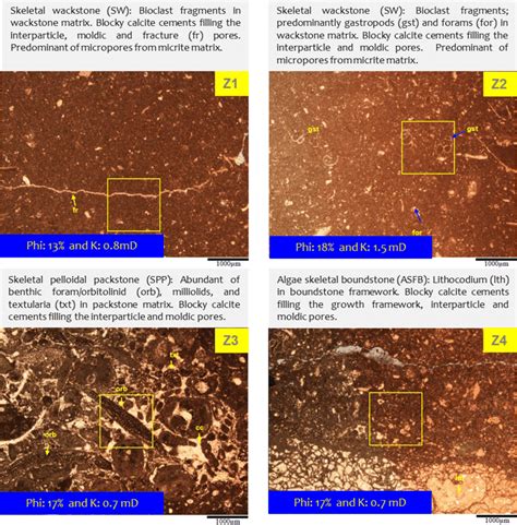 Main Lithofacies Representation Of The Reservoir Download Scientific