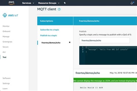 Connect Microcontroller Based Devices To The Cloud With Amazon FreeRTOS And Espressif ESP