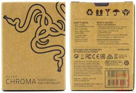 Análisis Razer Chroma Addressable Rgb Controller Con Software Razer Synapse 3 Y 6 Puertos Argb