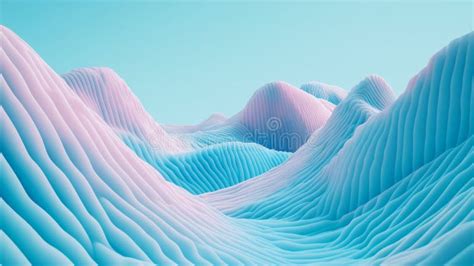 An Abstract Visual Features Flowing Lines In Soft Pastel Colors Which Collectively Produce A