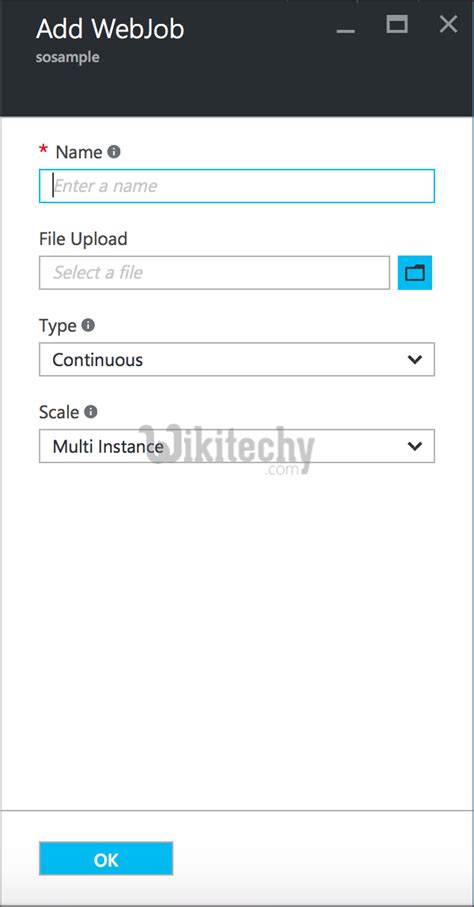 Creating A Webjob In The Azure Portal By Microsoft Awarded Mvp Learn In 30sec Wikitechy