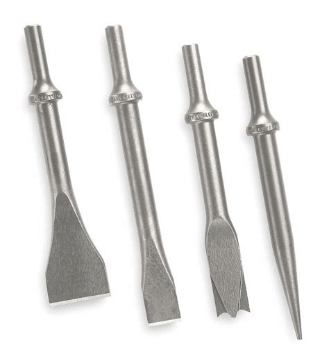 AJAX TOOL WORKS 0 373 In Shank Size Round Chisel Set 6ZF45 9026 Grainger