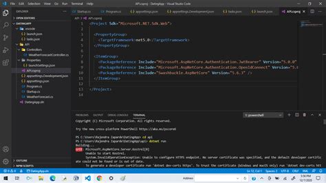 crit microsoft aspnetcore server kestrel[0] unable to start kestrel