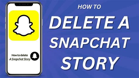 How To Delete A Snapchat Story 2023 YouTube