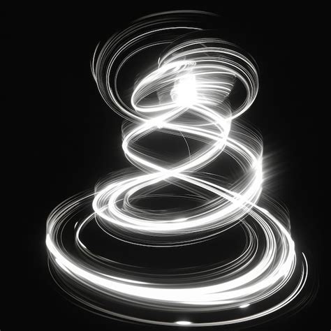 Premium Photo Swirling Spiral Light Simulation