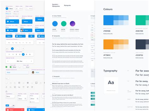 nested symbols and auto updating styleguides sketch freebie download