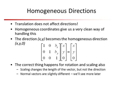 Homogeneous Vector At Collection Of Homogeneous