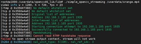 Rtmp 0xfb5cd30 Cannot Read RTMP Handshake Response Issue 16