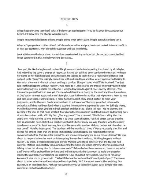 No One Dies Life Goes On By Chris Tuzagerayo Aka Melchizedek Bunst Pdf