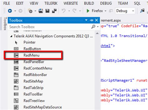 Telerik Web Forms Menu How To How To Change Height Of Radmenu Telerik Ui For Asp Net Ajax