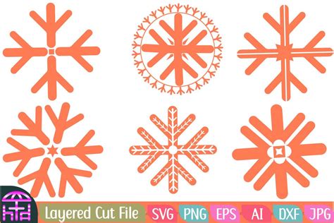 Snowflake Svg Free Svg Christmas Svg Graphic By The Printable · Creative Fabrica