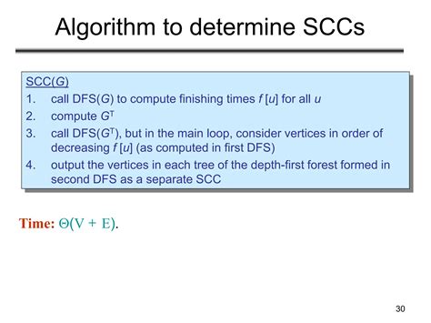 Topologicalsortstrongly Connected Components Ppt