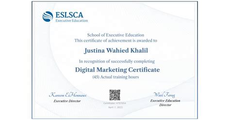 justina khalil on linkedin digital marketing justina wahied khalil eslsca executive