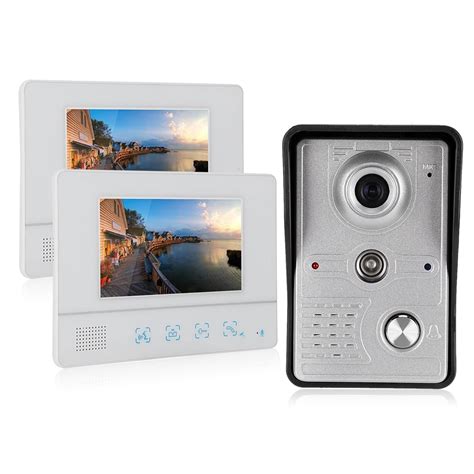 Visual Intercom System Inch Wired Visual Intercom Displays Night Remote Control System