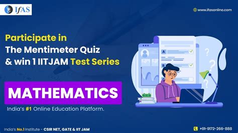 Mentimeter Quiz Mathematics Ifas Youtube