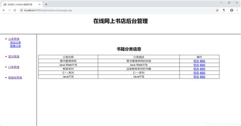Java Web基础入门第九十讲 在线网上书店五——实现分类管理模块java 网上书店 书的分类 Csdn博客