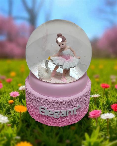 Elegant Special Snow Ball Wlight And Sound Pink The T Wrap Boutique