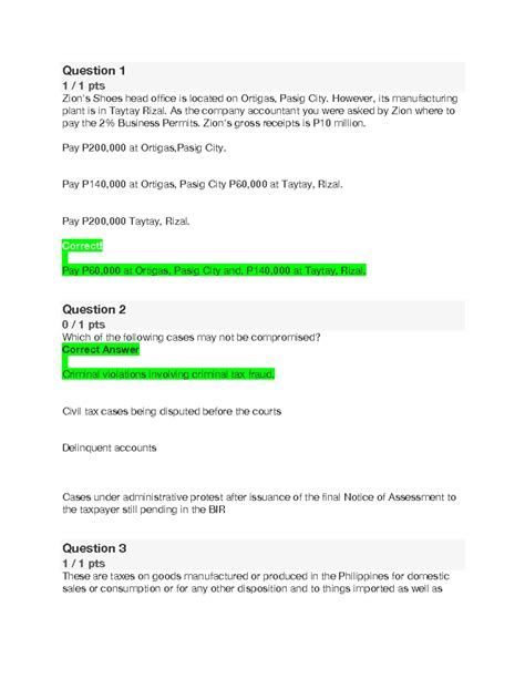 Income Tax Deductions Optional Standard Vs Itemized Osd Guide Studocu