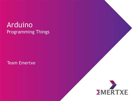 An Introduction To Arduino Ppt