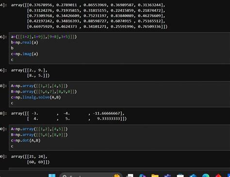Today I Explored More Functions In Numpy Such As Linear Algebra Dot
