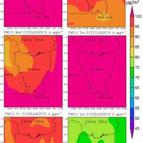 spatial variability of pm2 5 concentrations during high air pollution