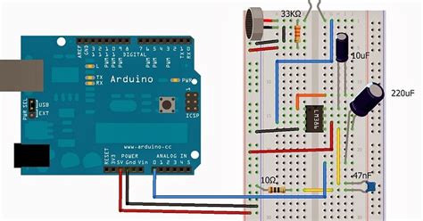 Amplificatore Per Microfono E Collegamento Ad Arduino Hardware