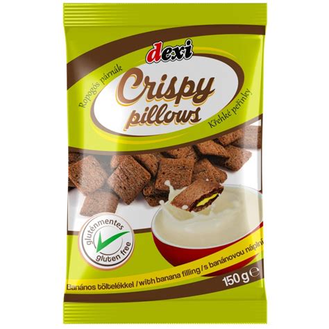 Dexi Crispy Pillows GlutÉnmentes BanÁnos ReggelizŐ PÁrnÁk 150 Gr 2026