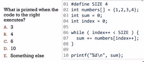 Solved Begin Tabular Ll What Is Printed When The And 01