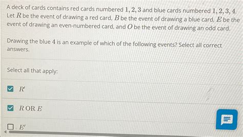 Solved A Deck Of Cards Contains Red Cards Numbered 123