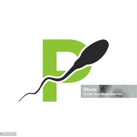 정액 편지 P 템플릿에 계란 세포 로고 정자 은행 의료 로고 정자 로고 벡터 아이콘 0명에 대한 스톡 벡터 아트 및 기타 이미지 0명 가정 생활 개념 Istock