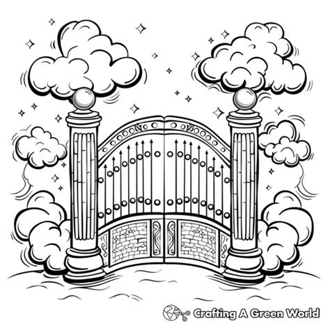 Heaven Coloring Pages Free And Printable