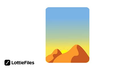 Free Sunrise Animation Animation By Rohail Animate Lottiefiles