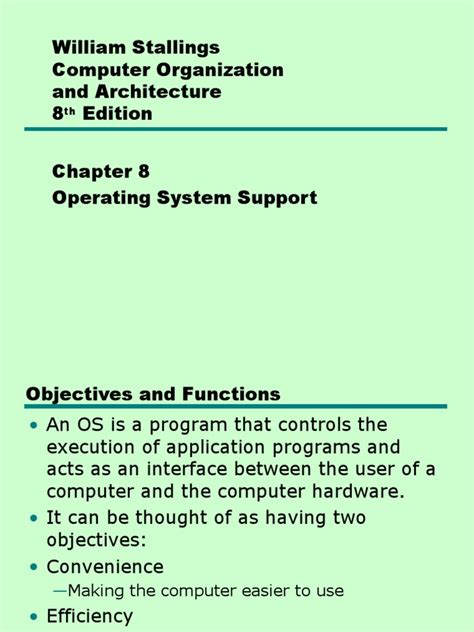 08 operating system support pdf operating system process computing